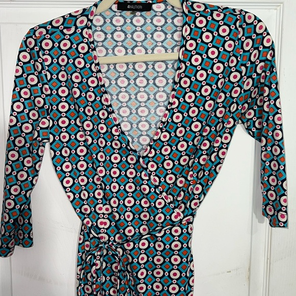 41 Hawthorn | Dresses | 4 Hawthorn Retro Print Wrap Dress Xs | Poshmark